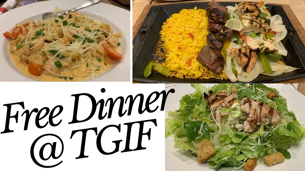 FREE $300 Worth of Dinner at TGIF - YouTube