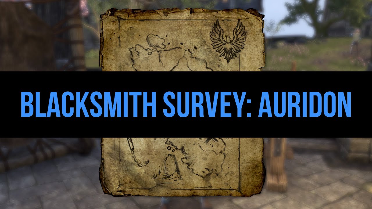 ESO | Blacksmith Survey: Auridon - YouTube
