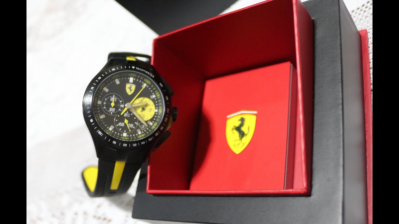 Unboxing Relógio Ferrari Yellow Edition - Vivara Online - YouTube