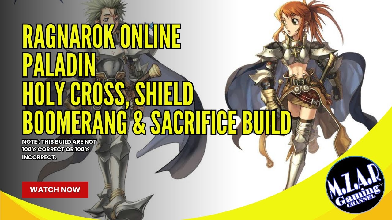 RAGNAROK ONLINE PRE RENEWAL PALADIN HOLY CROSS, SHIELD CHAIN AND ...