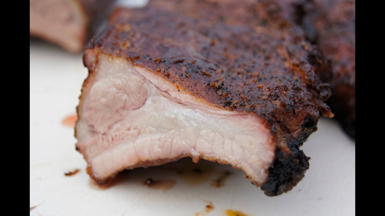 Recipe for smoked baby back ribs on the barbecue - YouTube
