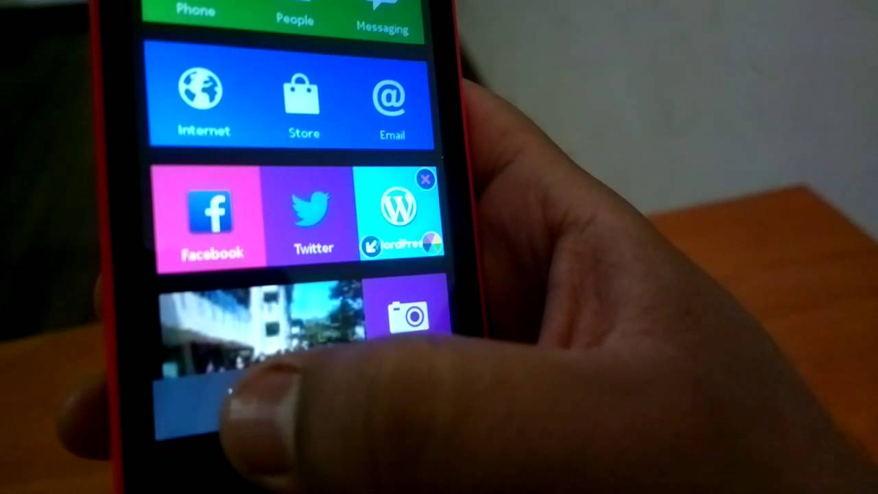 Detailed Nokia X Fastlane & Home screen UI hands-on - YouTube