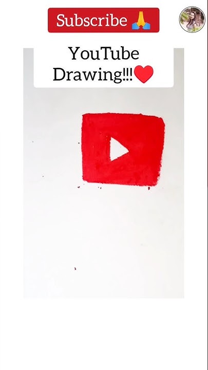 #Shorts | How to Draw YouTube logo - YouTube