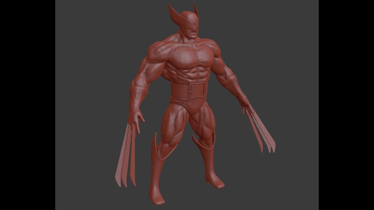 Blender Sculpting part 1 wolverine - YouTube
