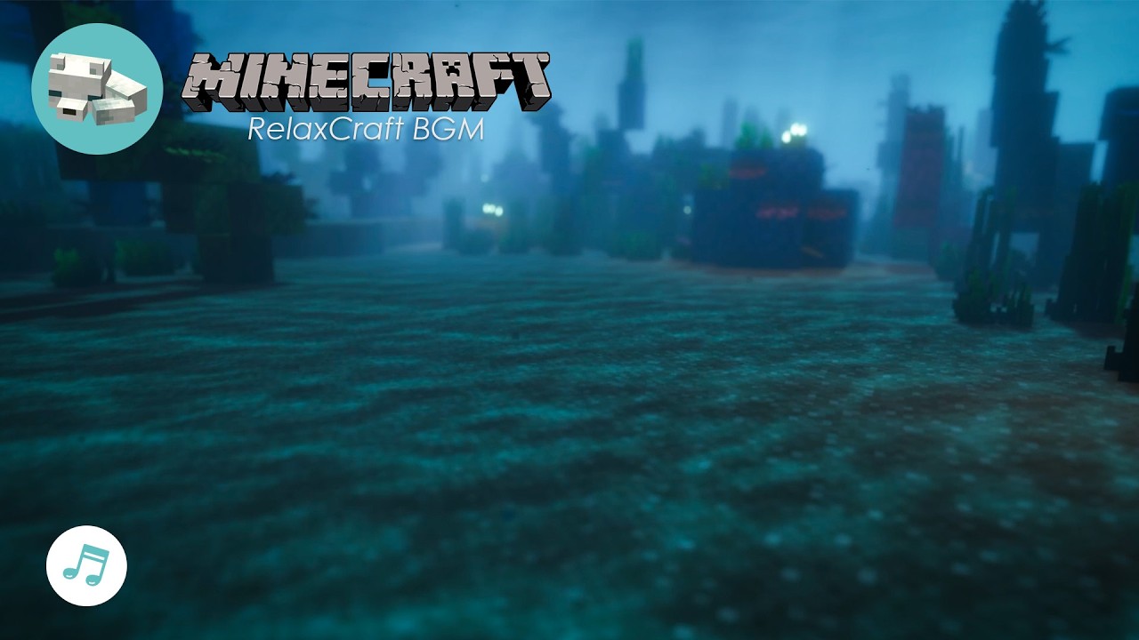 🌊💙 Deep Sea Calm – Let Go & Relax | Minecraft Music | 3 Hours - YouTube