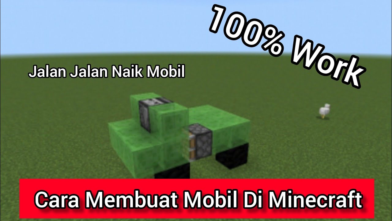Cara Membuat Mobil Di Minecraft - YouTube
