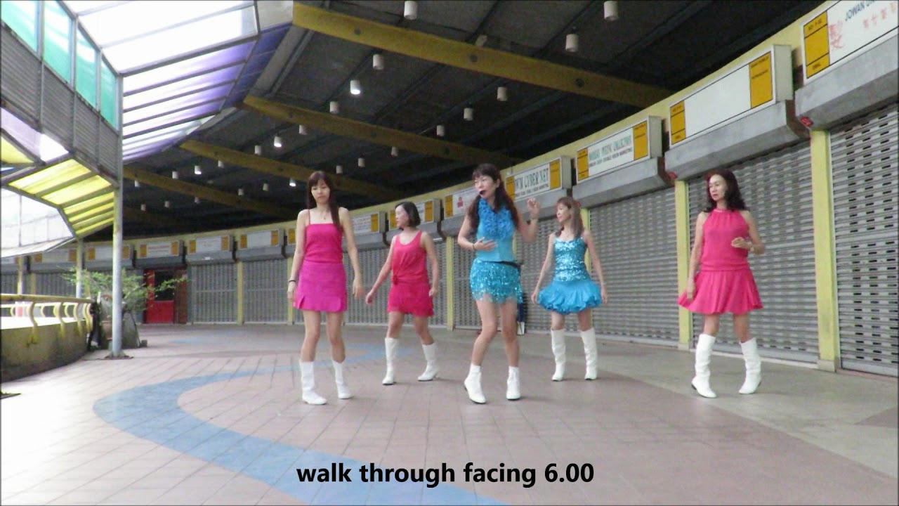 Habibi line dance (Tutorial) 23/6/19 - YouTube