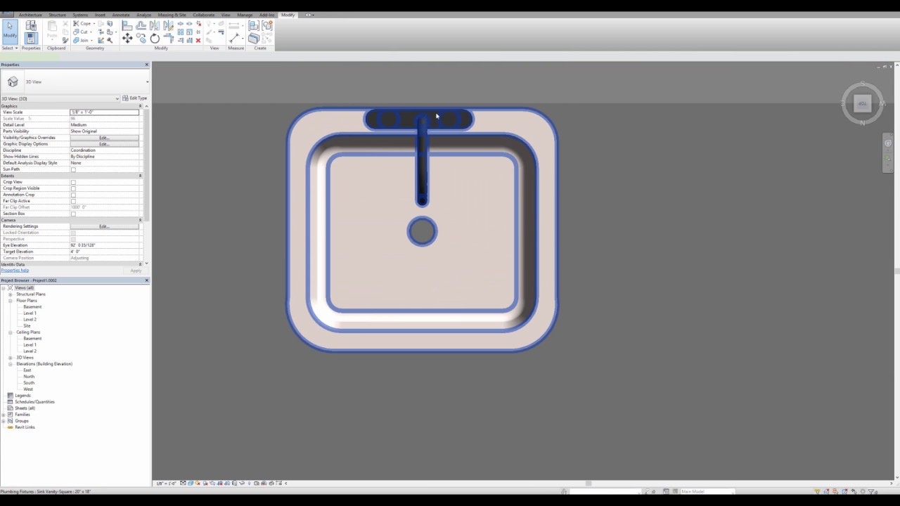 Autodesk Revit 2017 - Create a Plumbing Wall - YouTube
