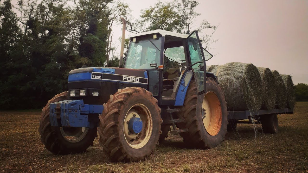FORD 7840 SL - LANDINI 6860 | CARICO BALLONI - YouTube