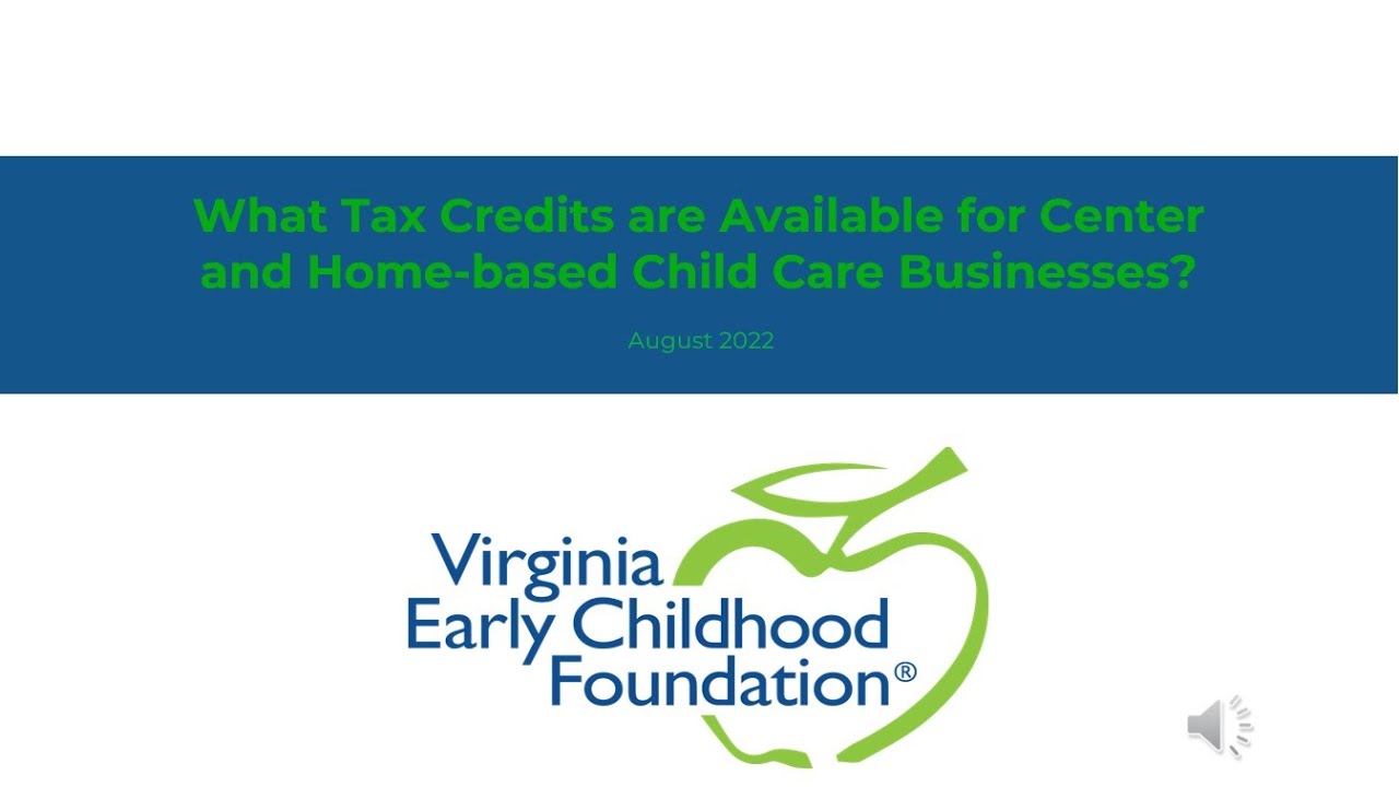 What Tax Credits are Available for Centerand Home-based Child Care ...