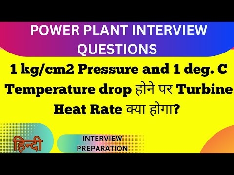 Power Plant Interview Questions | Turbine Heat Rate | Steam Pressure ...