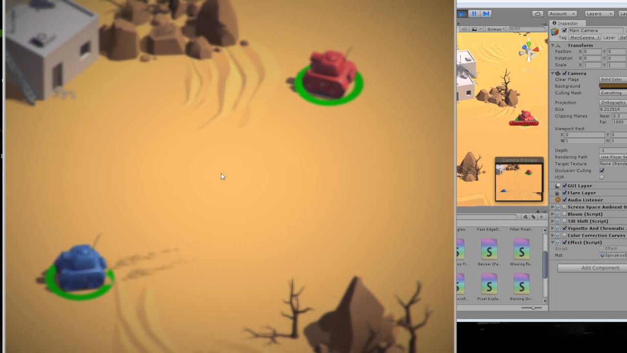 Drunk unity Image Effect - YouTube