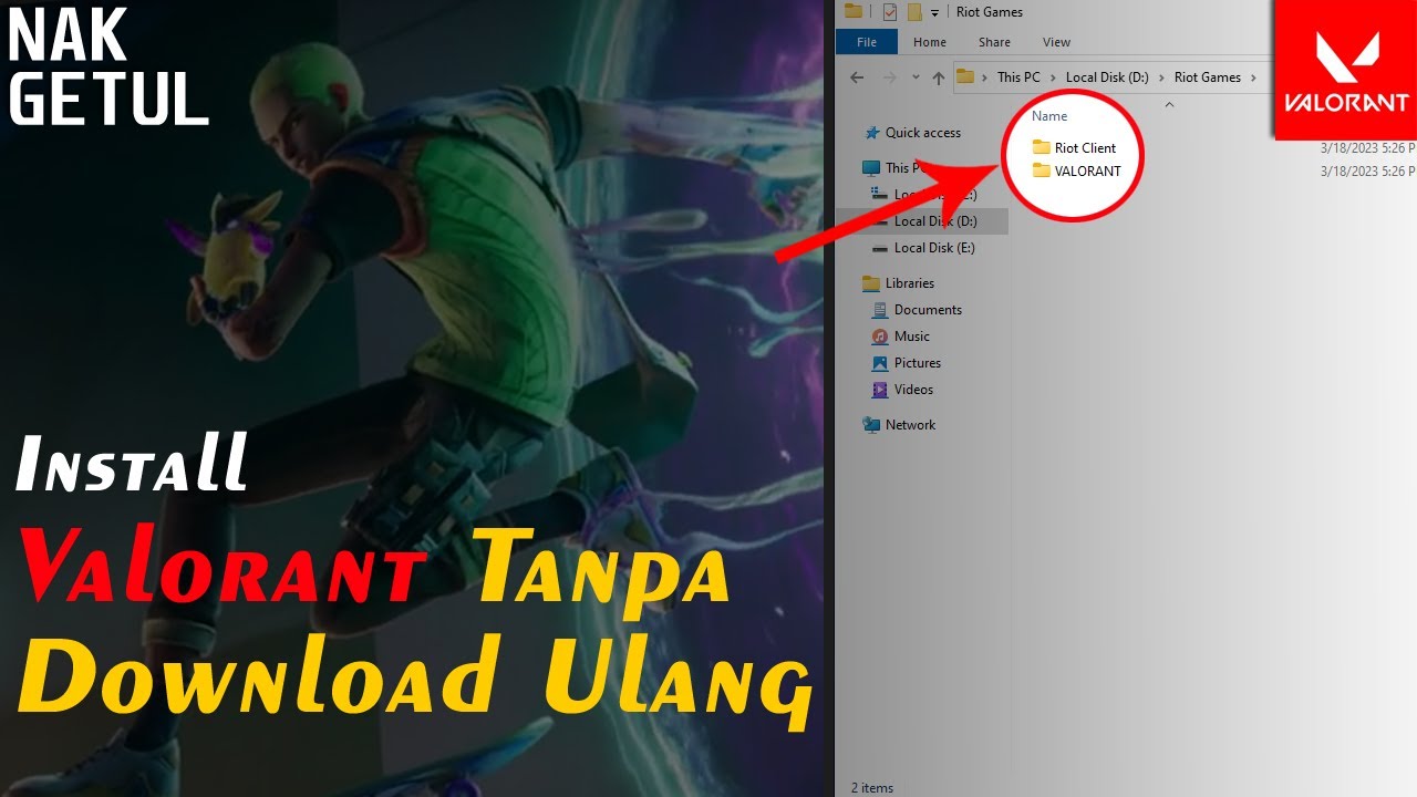 Mudah - Cara Copy dan Install Valorant Tanpa Download Ulang - YouTube