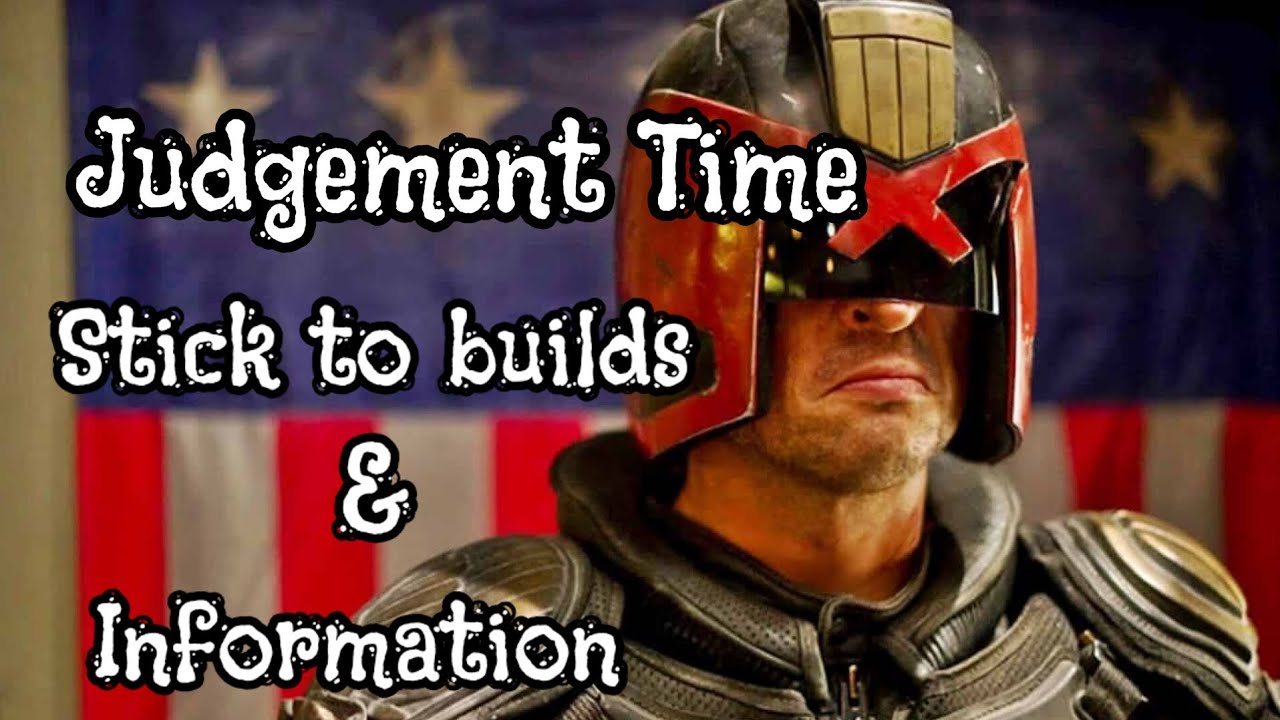 Judgment Time, Stick to Builds and Information. Offc0nstantly! - YouTube