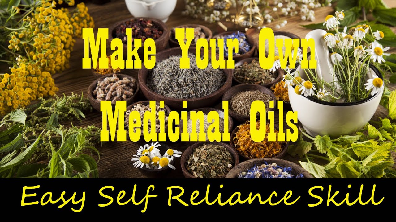 Make Your Own Medicinal Oil ~ Easy Self Reliance Skill - YouTube
