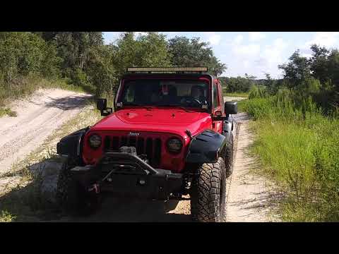Jeep JK And Hummer H2 Trail Riding In Florida 2020 Part 1 - YouTube