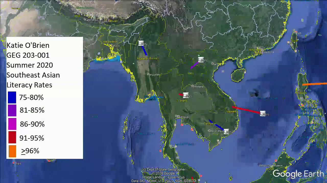 Tour of Southeast Asian Literacy Rates - YouTube