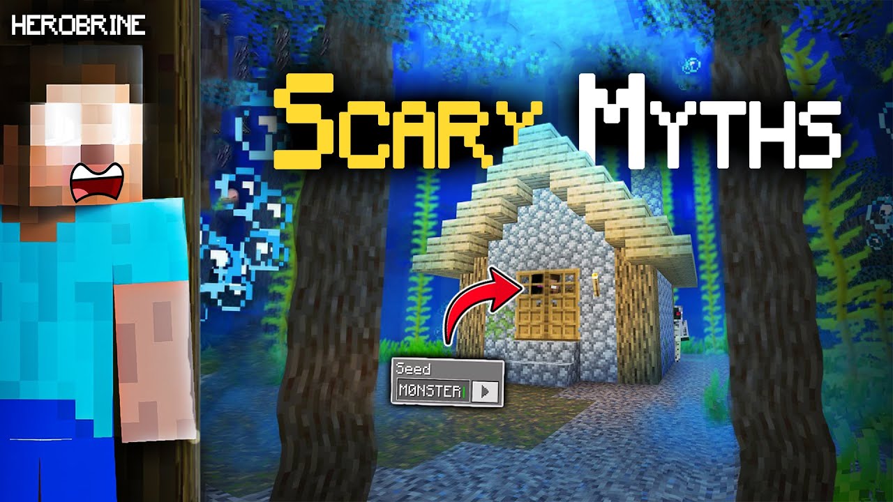 Testing SCARY Minecraft MYTHS That Are Actually Real...(nearly fainted ...