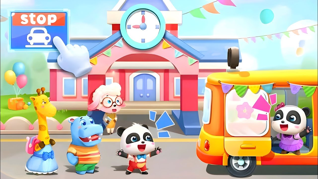 Little Panda Baby Bus | Baby Bus part -1 - YouTube