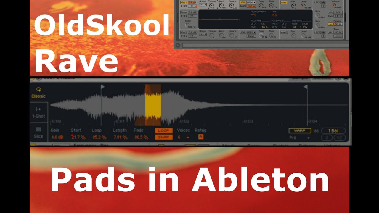 How to make old skool rave pads in Ableton - YouTube