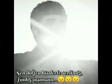 Sen doğru hislerle sevilmiş yanlış insan💔😢