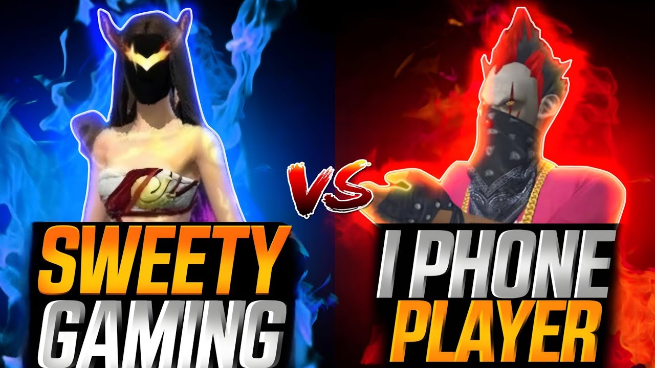 SWEETY GAMING VS IPHONE PLAYER FULL CUSTOM GAMEPLAY 💪 ONLY RED NUMBER 💯 ...