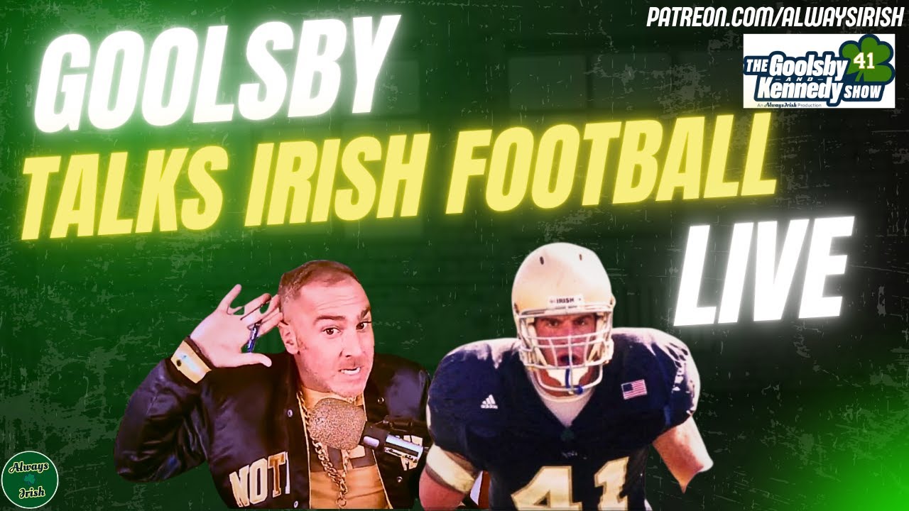Mike Goolsby Talks Notre Dame vs Miami/ CJ Carr & The Offense☘️☘️ - YouTube