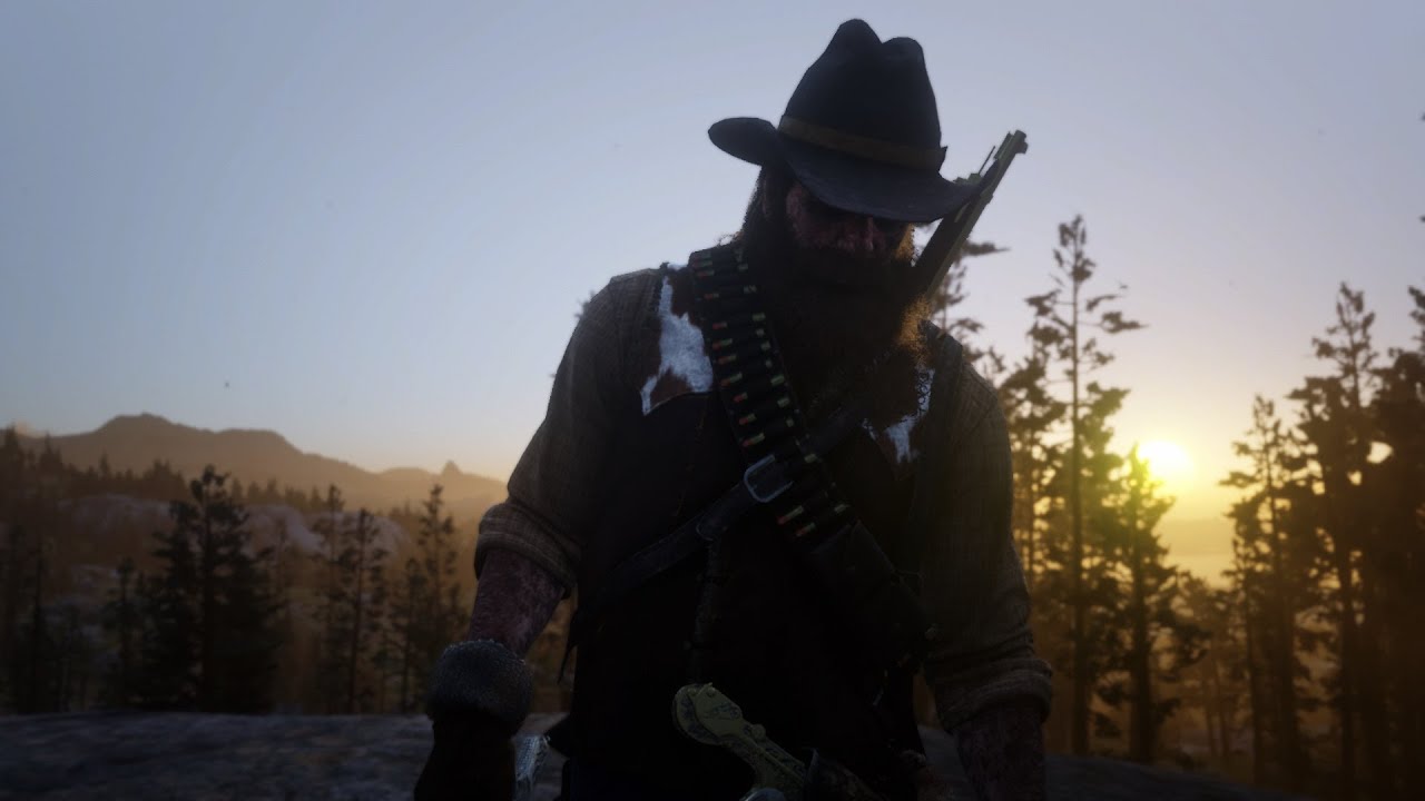 RDR2 Escaping Snowy Colter in Chapter 1 - YouTube