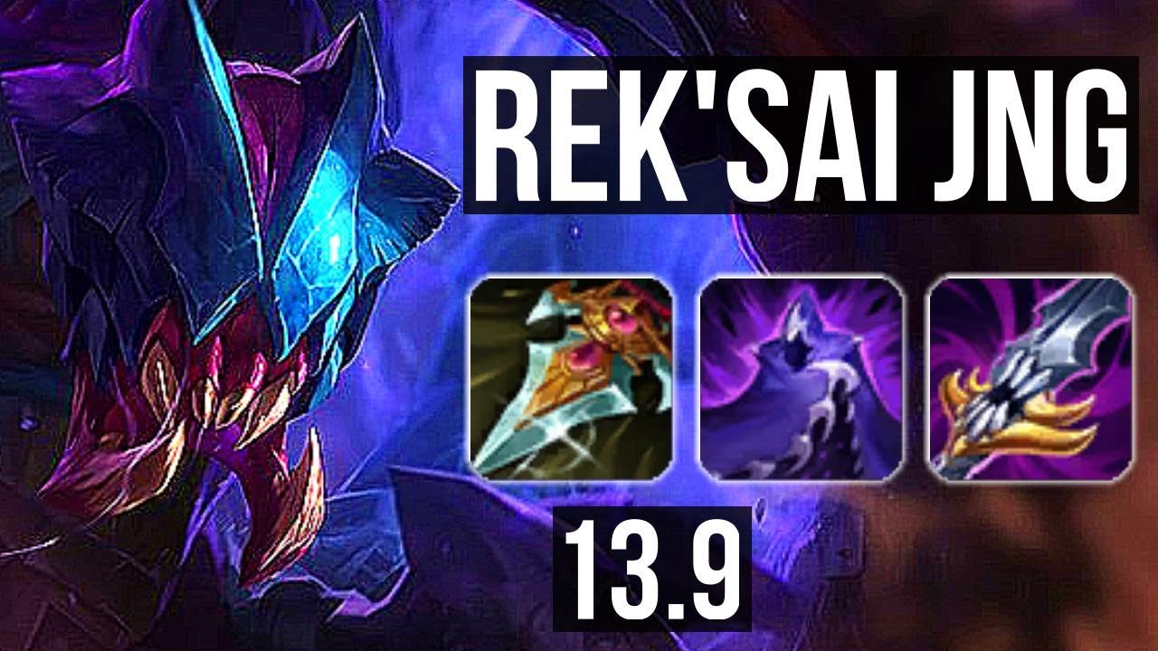 REK'SAI vs EVE (JNG) | Rank 3 Rek'Sai, 14/1/8, Legendary | KR ...