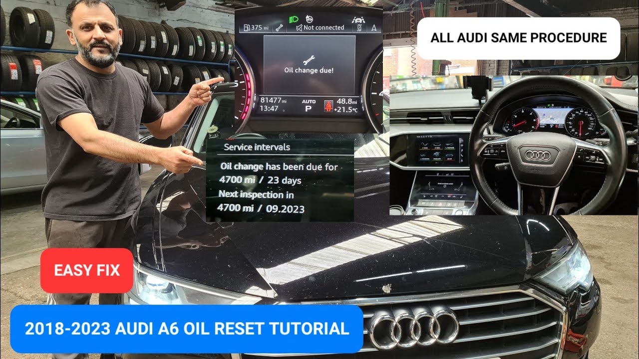 How to Reset Oil Change Due on Audi A6 C8 | Quick & Easy Guide | # ...