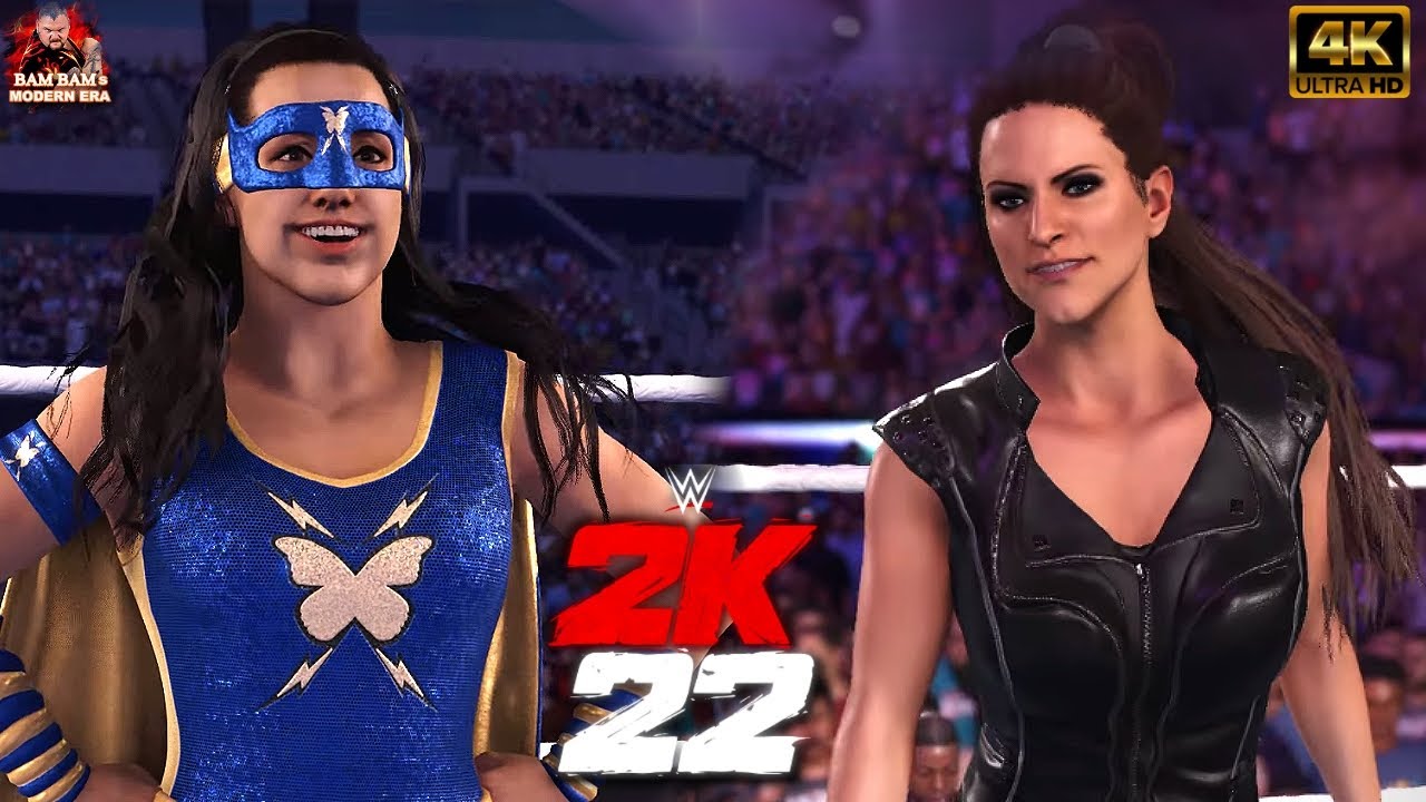 WWE 2K22 - Rhea Ripley & Nikki A.S.H VS. Stephanie McMahon & Sony ...