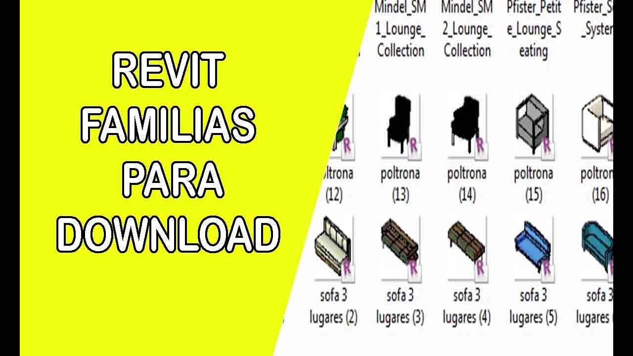 Revit familias para download completas - YouTube