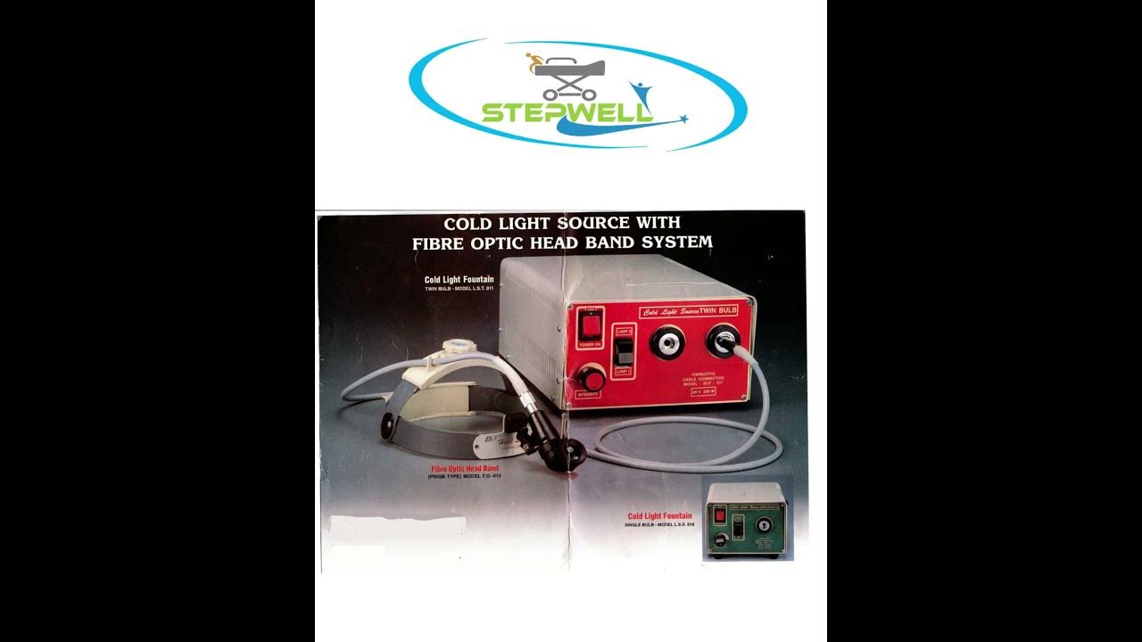 STEPWEL Medical Cold Light Source - YouTube