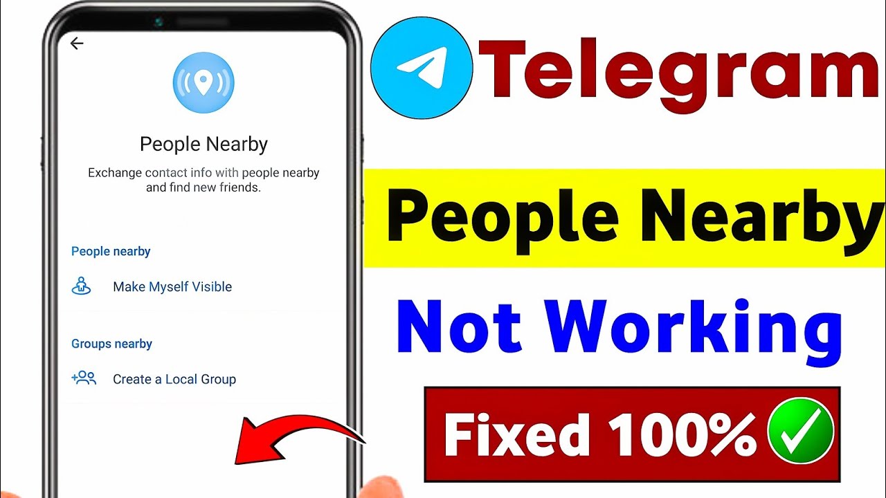 How to fix nearby people not showing on telegram | Telegram people ...