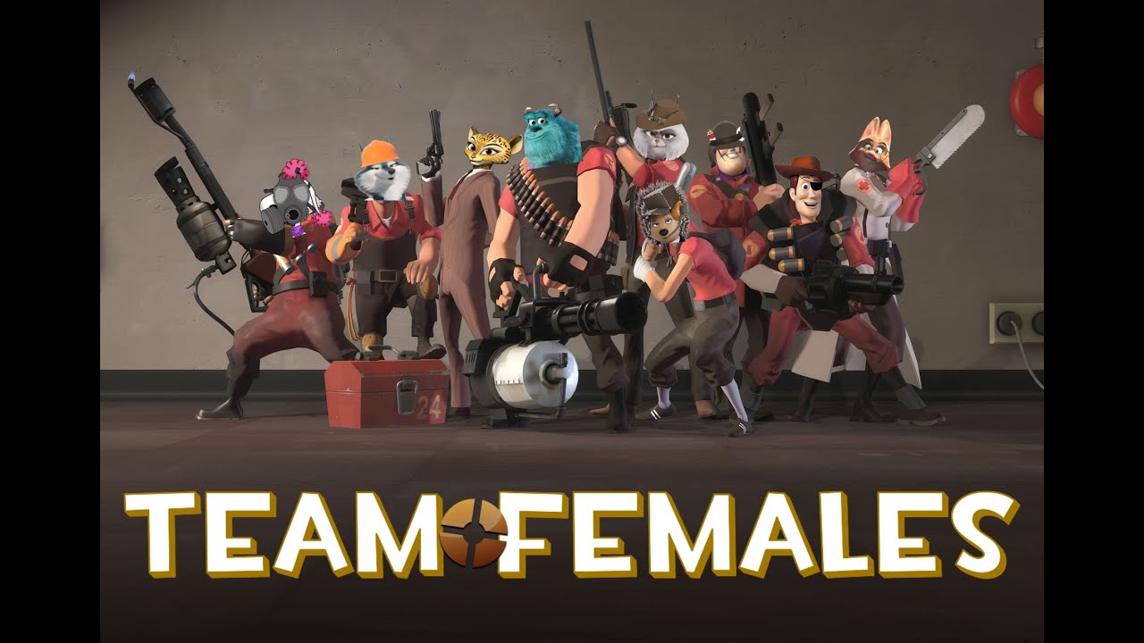 Team Females (Team Fortress) cast video (Christmas Special) - YouTube