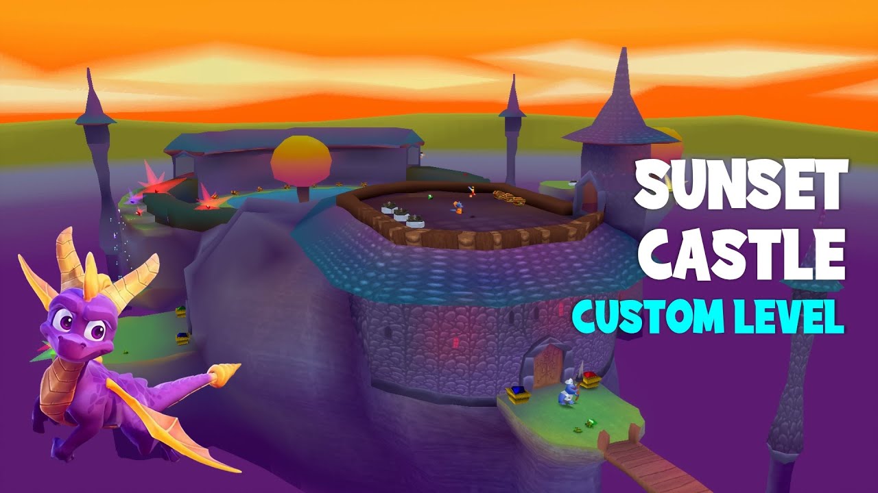 Custom Spyro Levels: Sunset Castle by Mr.TeaSpoon - YouTube