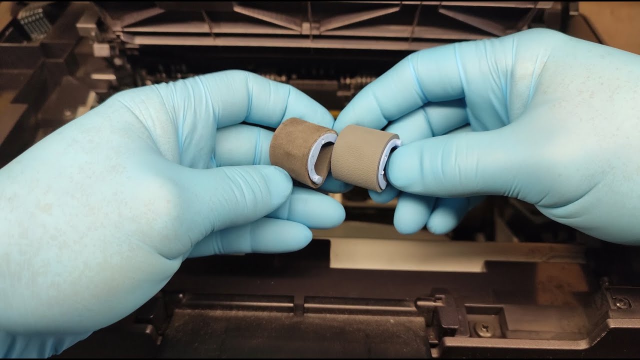 HOW TO REPLACE THE PICKUP ROLLER ON HP LASERJET PRO MFP M125, M126 ...