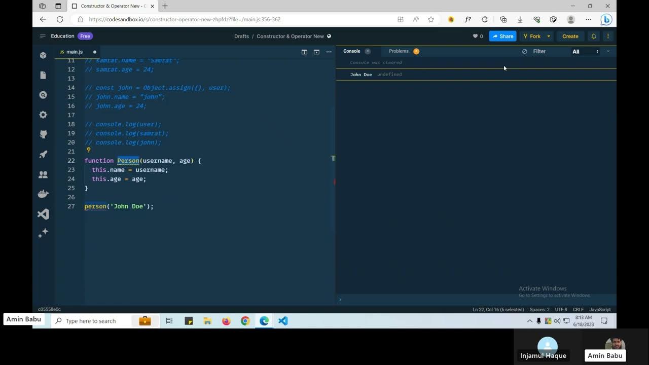 Constructor Function & new Keyword #22 JavaScript, The Future of the ...