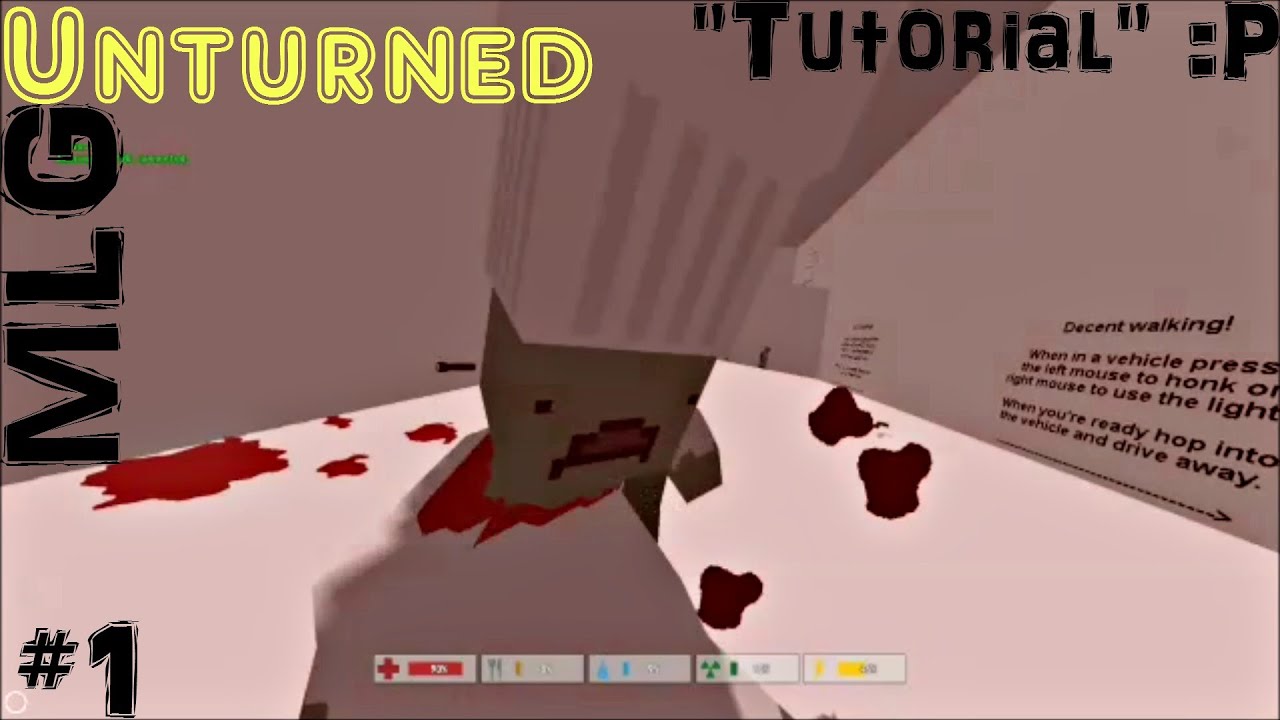 Unturned Tutorial... No clothes... | Ep.1 | New Game!!! - YouTube