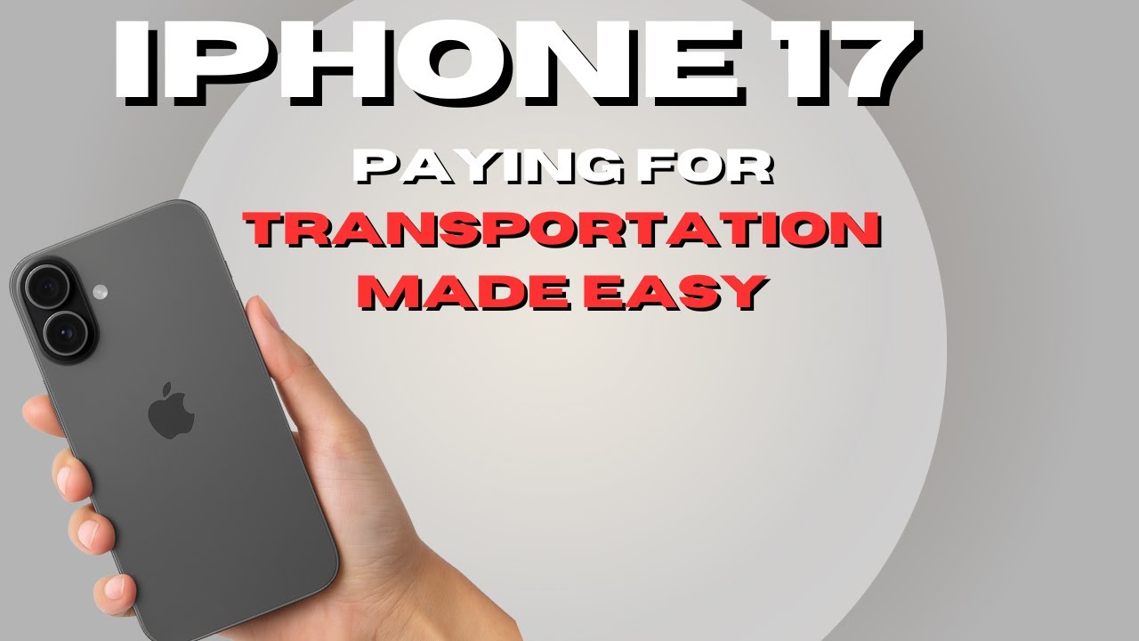 Set Up Express Transit NFC Cards on iPhone 17 for Commuting - YouTube