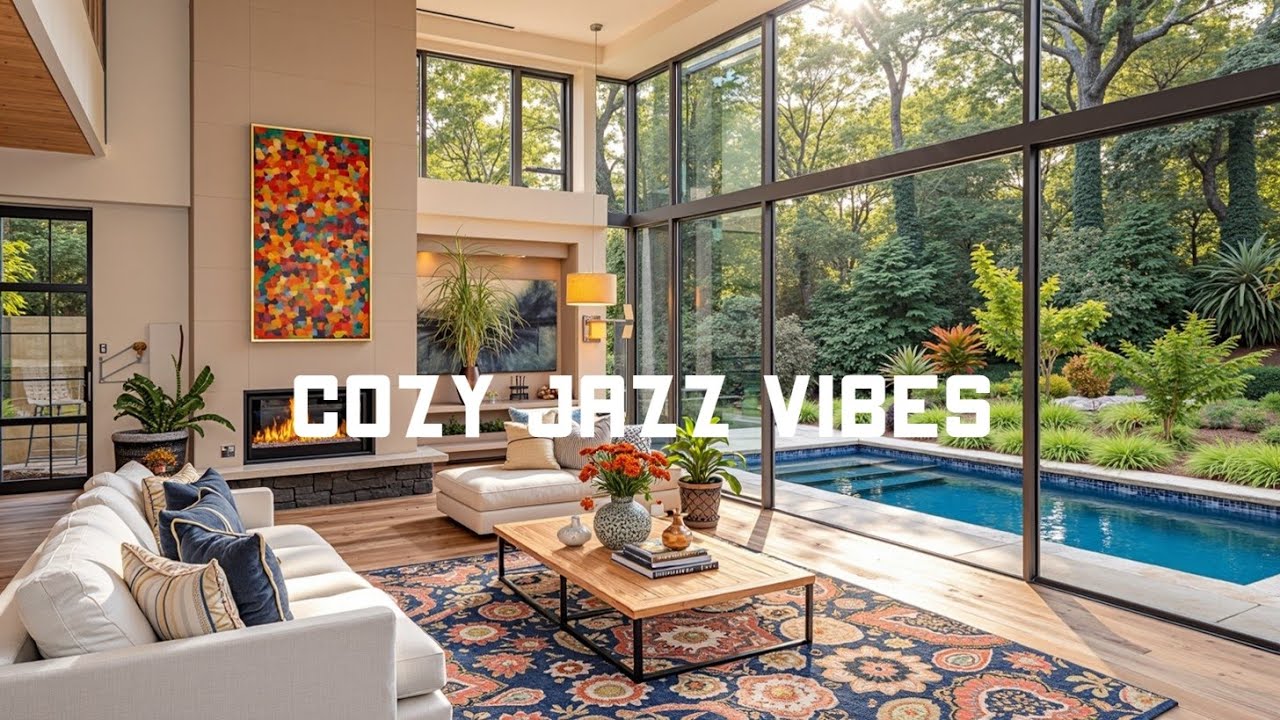 Ultimate Cozy Spring Apartment Ambience with Smooth Jazz Background ...