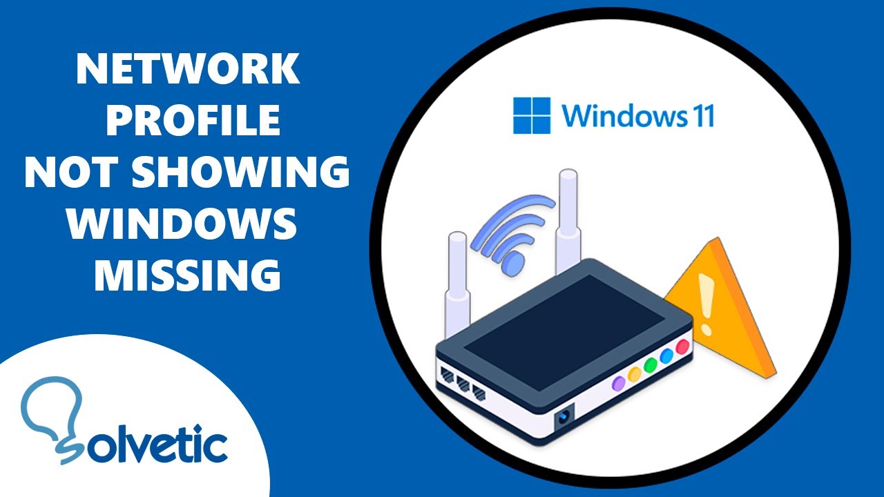 Network Profile Not Showing Windows MISSING - YouTube