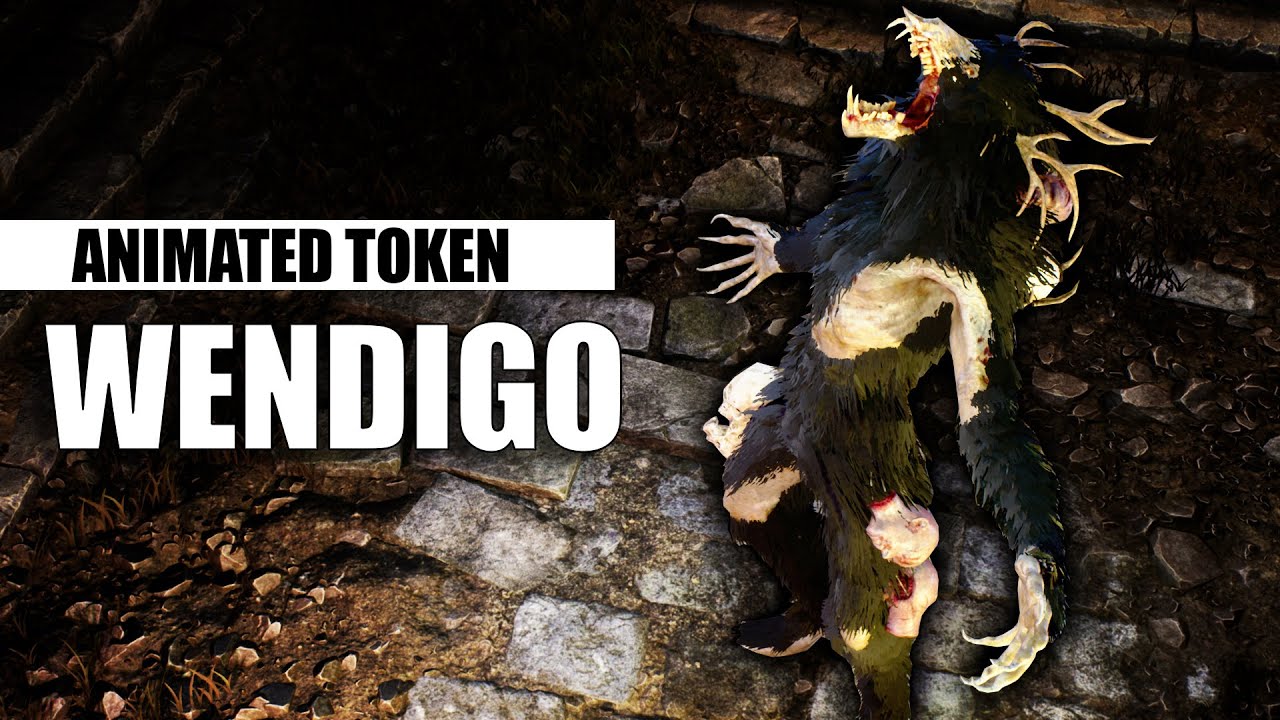Wendigo | Beneos DnD Tokens, Spells & Loot - YouTube