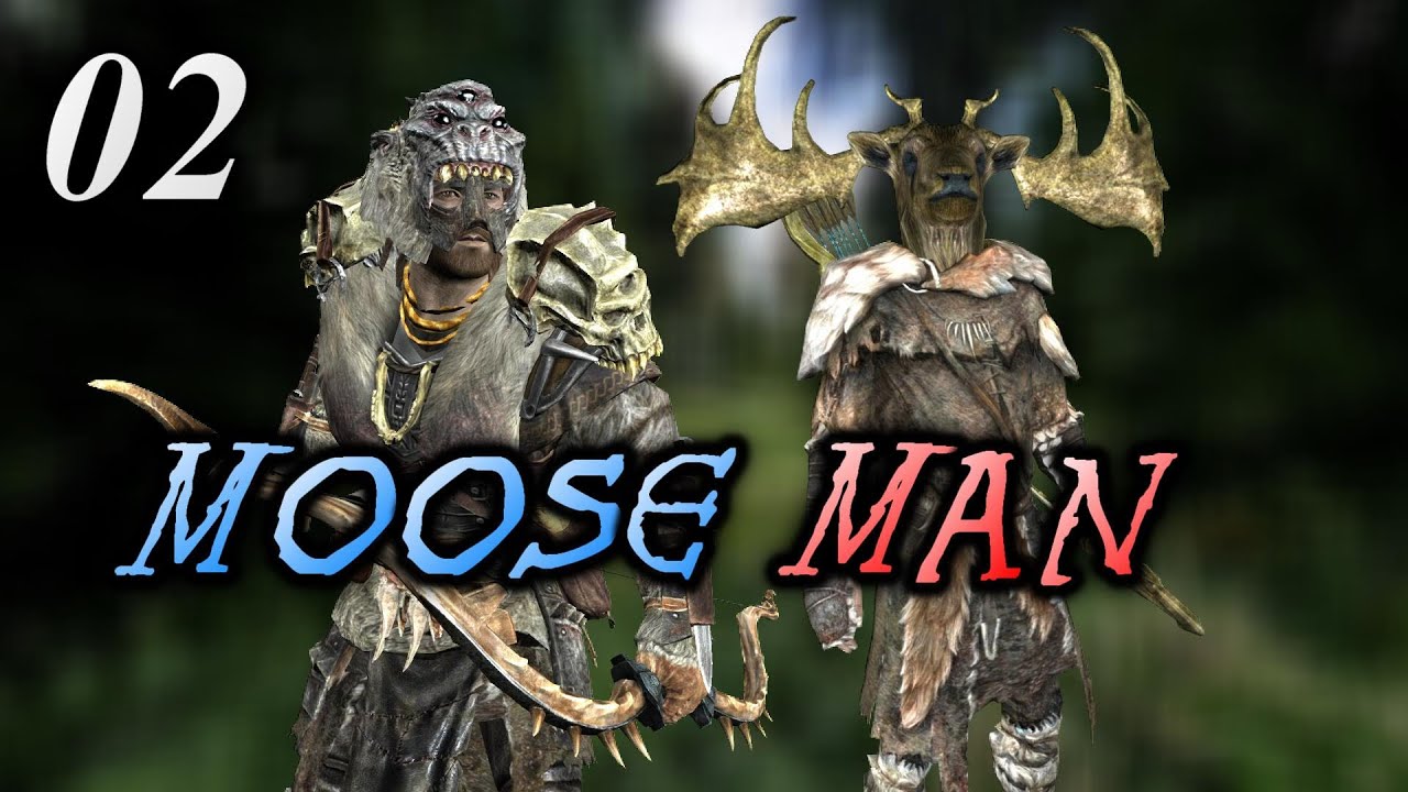 Skyrim: Rise of a Big Game Hunter - 2 - Moose Man - YouTube