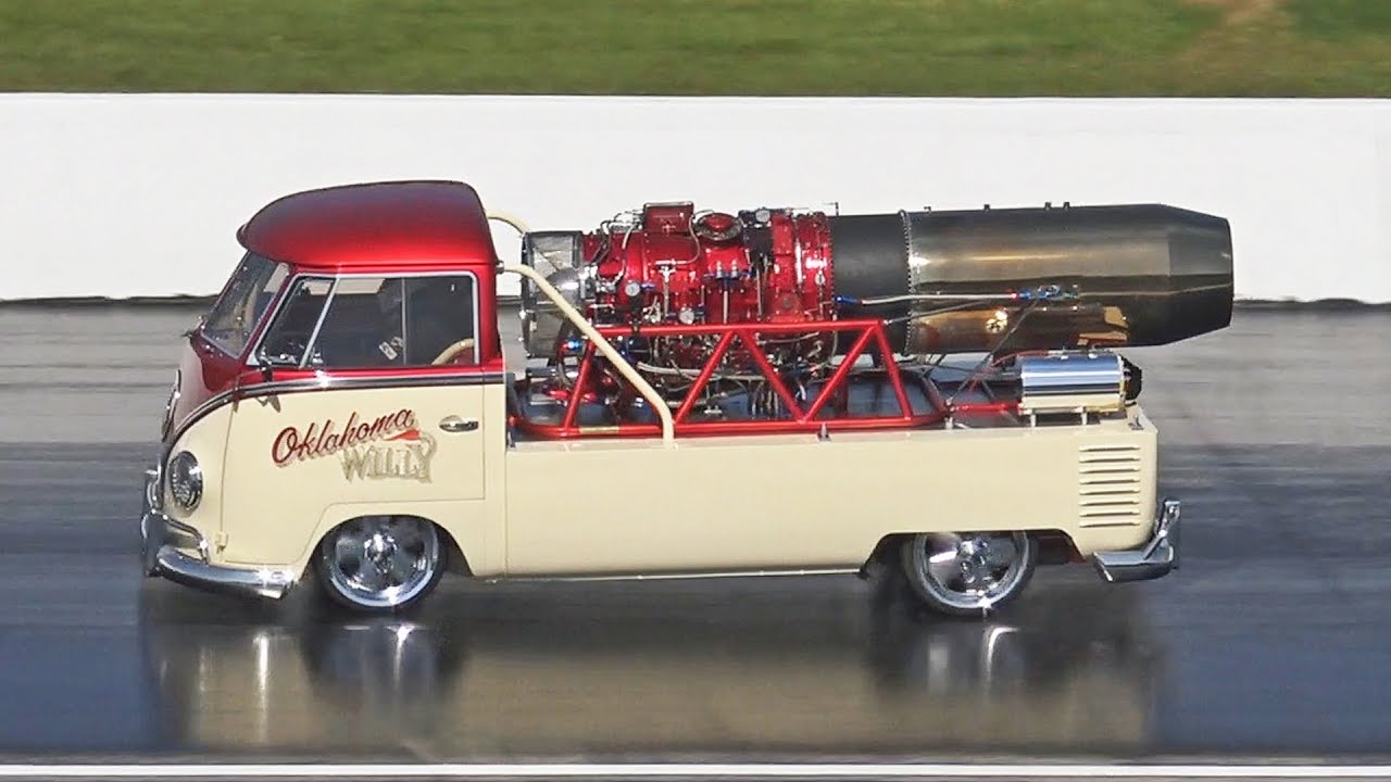 1958 VW Type 2 Pick Up with a JET ENGINE! - YouTube