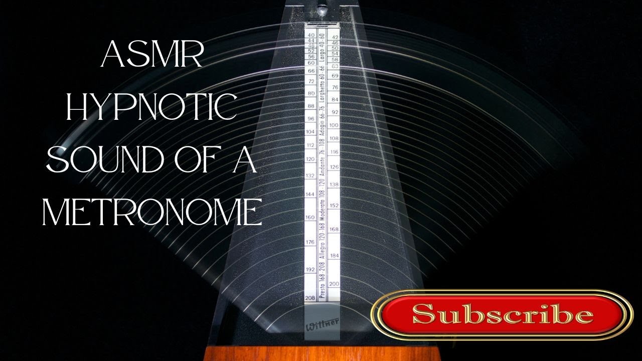 ASMR Hypnotic Sound of a Metronome. - YouTube