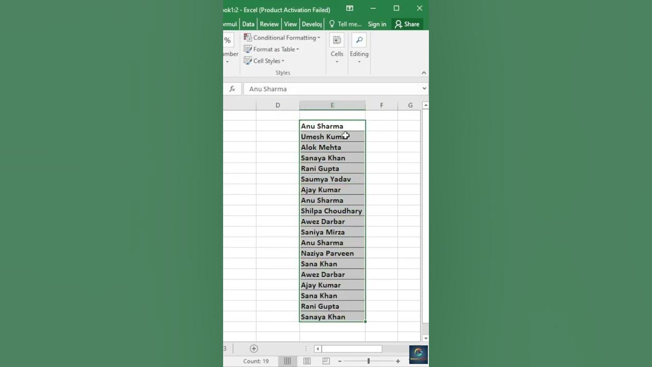 Find And Remove Duplicate Value In Excel Shorts Youtube