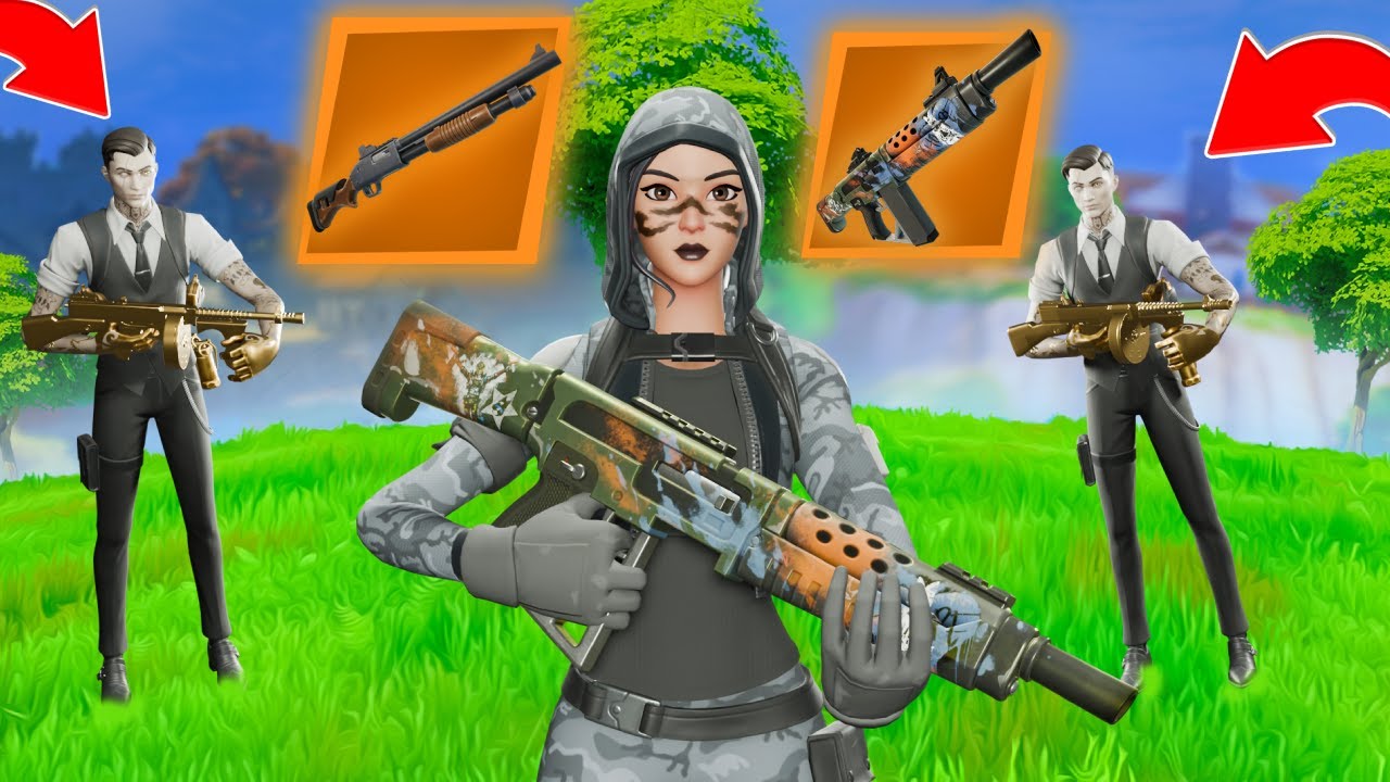 The Gold Loot Only Challenge In Fortnite... - YouTube