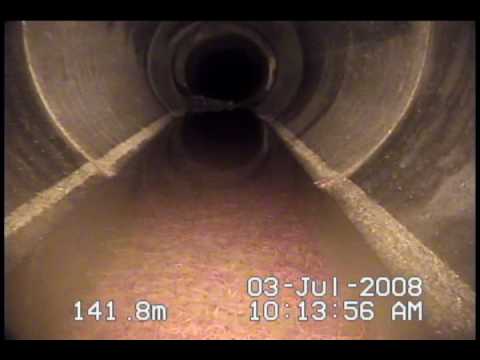 A Disgusting Amount Of Worms , 42 Inch Pipe - YouTube