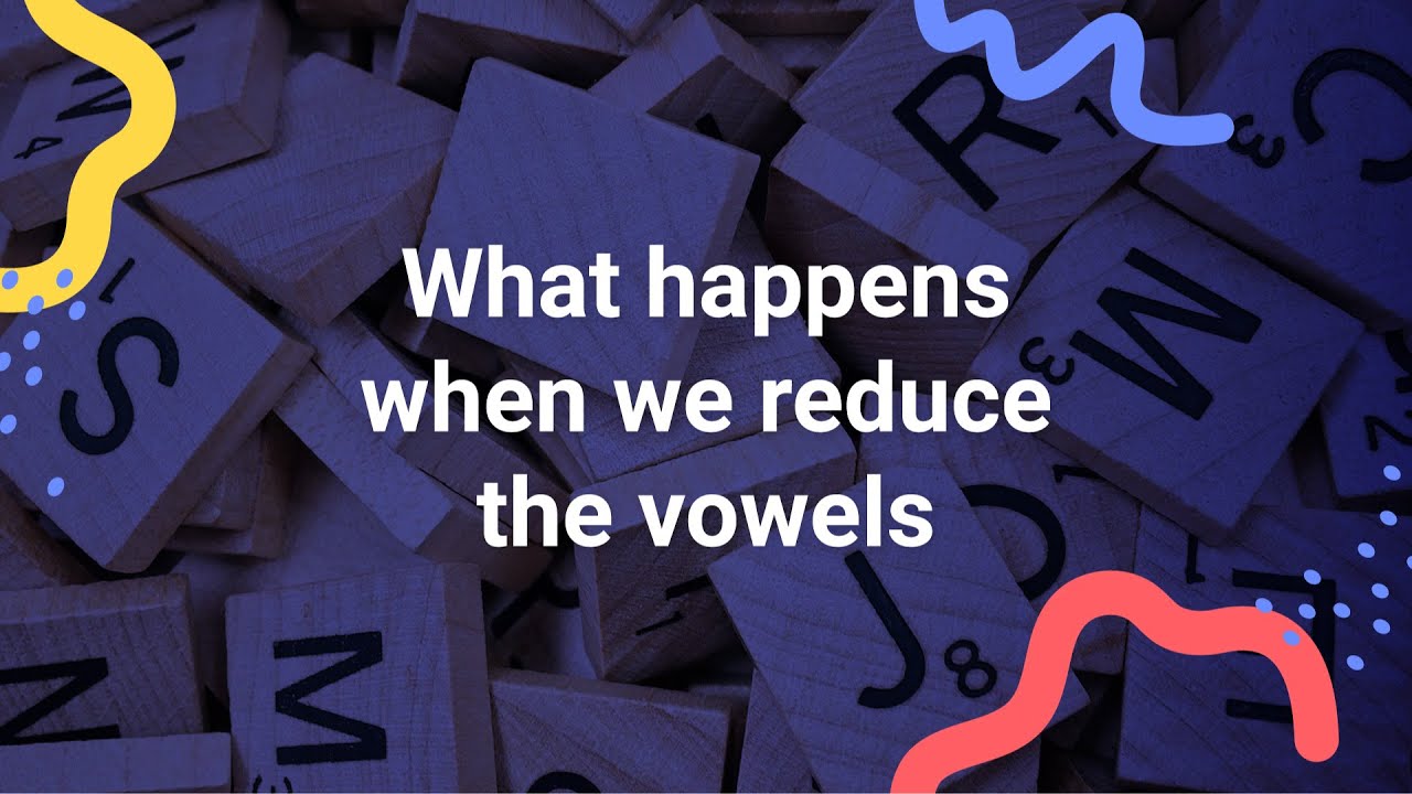 Unstressed vowels and vowel reduction sesion 1 - YouTube
